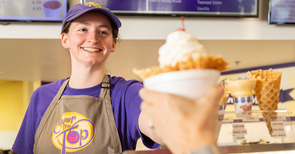 Join Our Team - Over The Top Ice Cream
